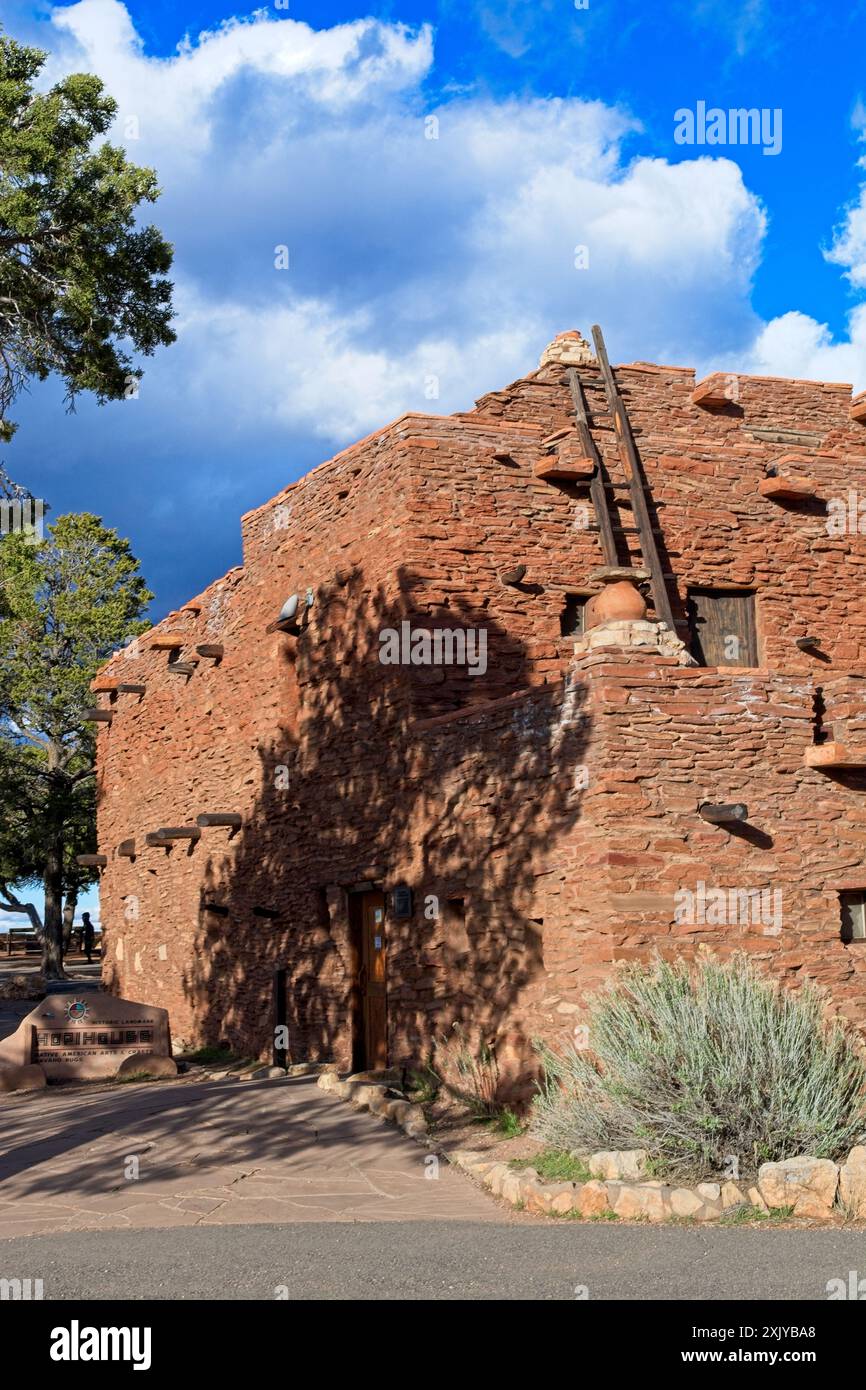 Pueblo inspired 1905 Hopi House Native American artisan gallery on ...