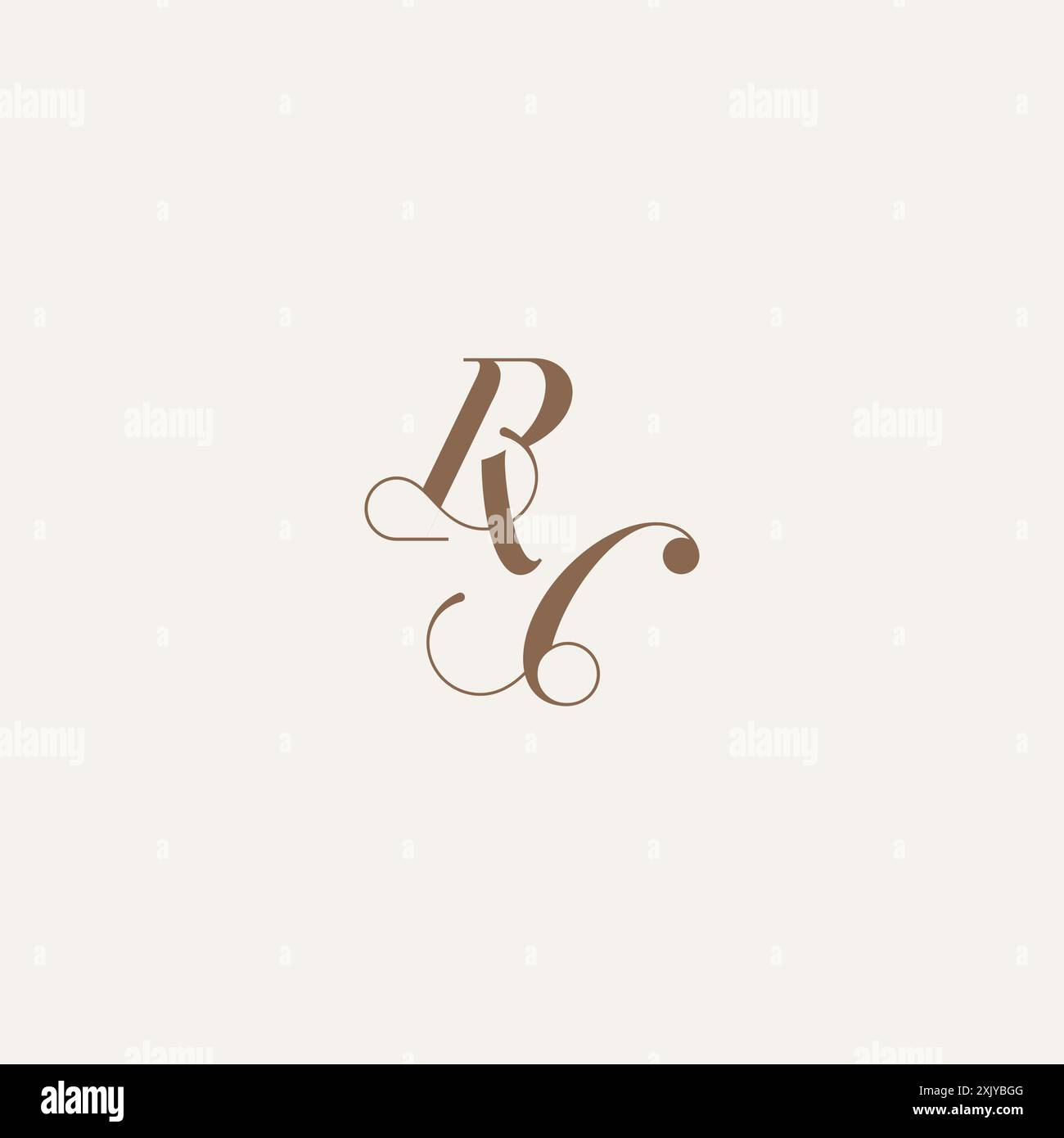 initial monogram logo wedding concept design ideas RC Luxury and ...