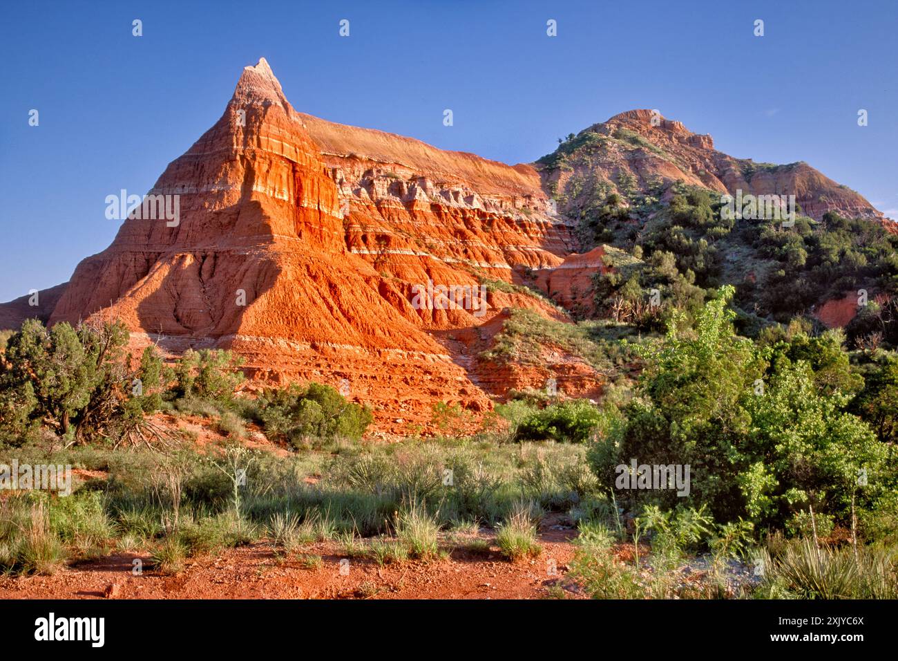 Capitol Peak, Lighthouse Trail, Palo Duro Canyon State Park, Texas, USA Stock Photo - Alamy