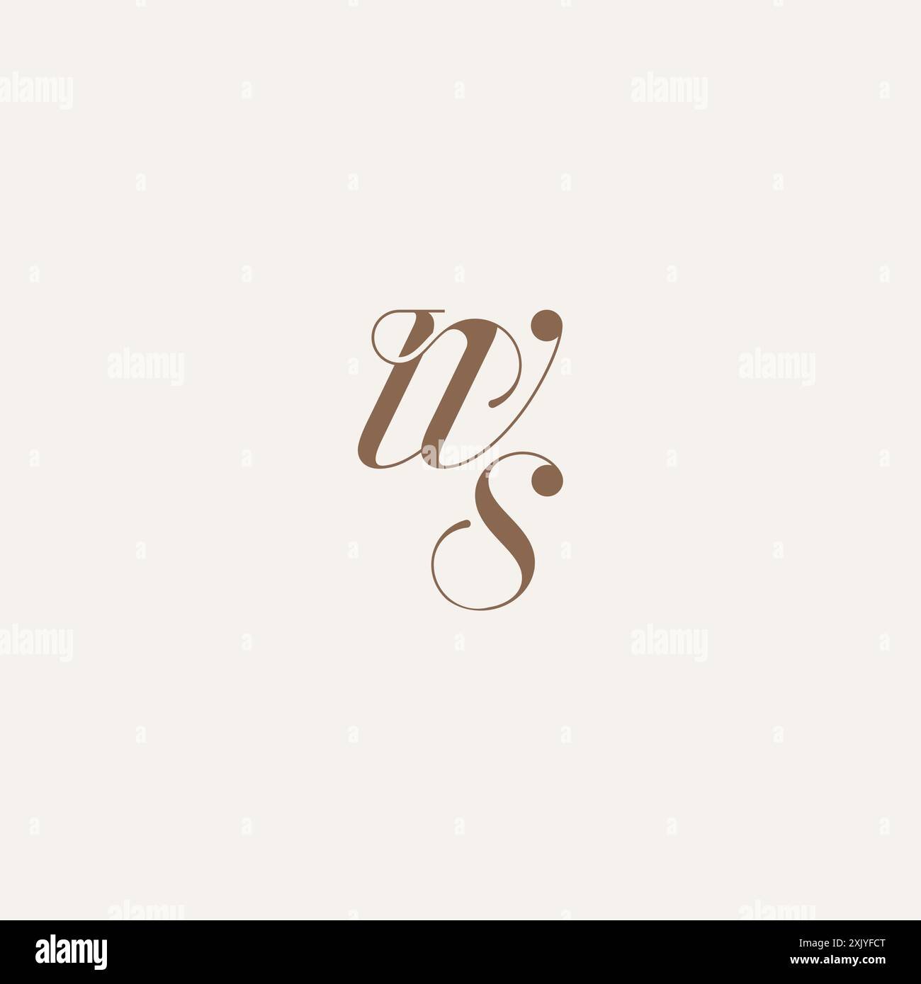 wedding concept design ideas WS initial monogram logo letter Luxury and ...