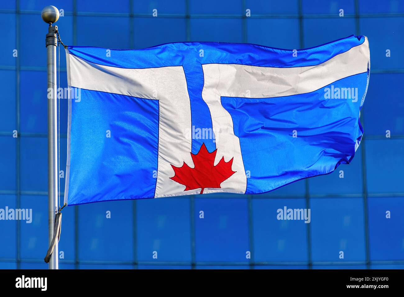 Toronto flag hi-res stock photography and images - Alamy