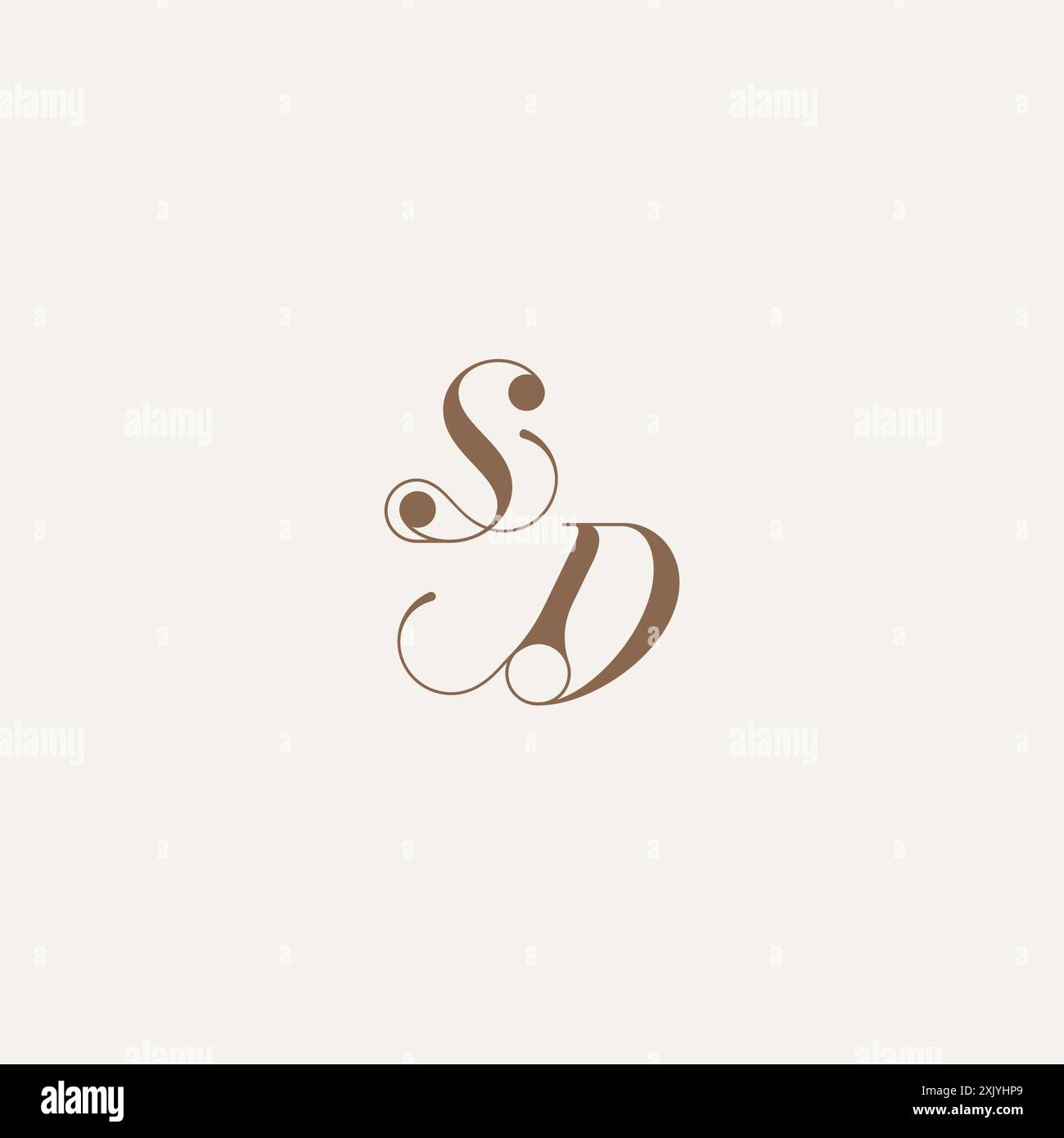 Sd typo logo Stock Vector Images - Alamy