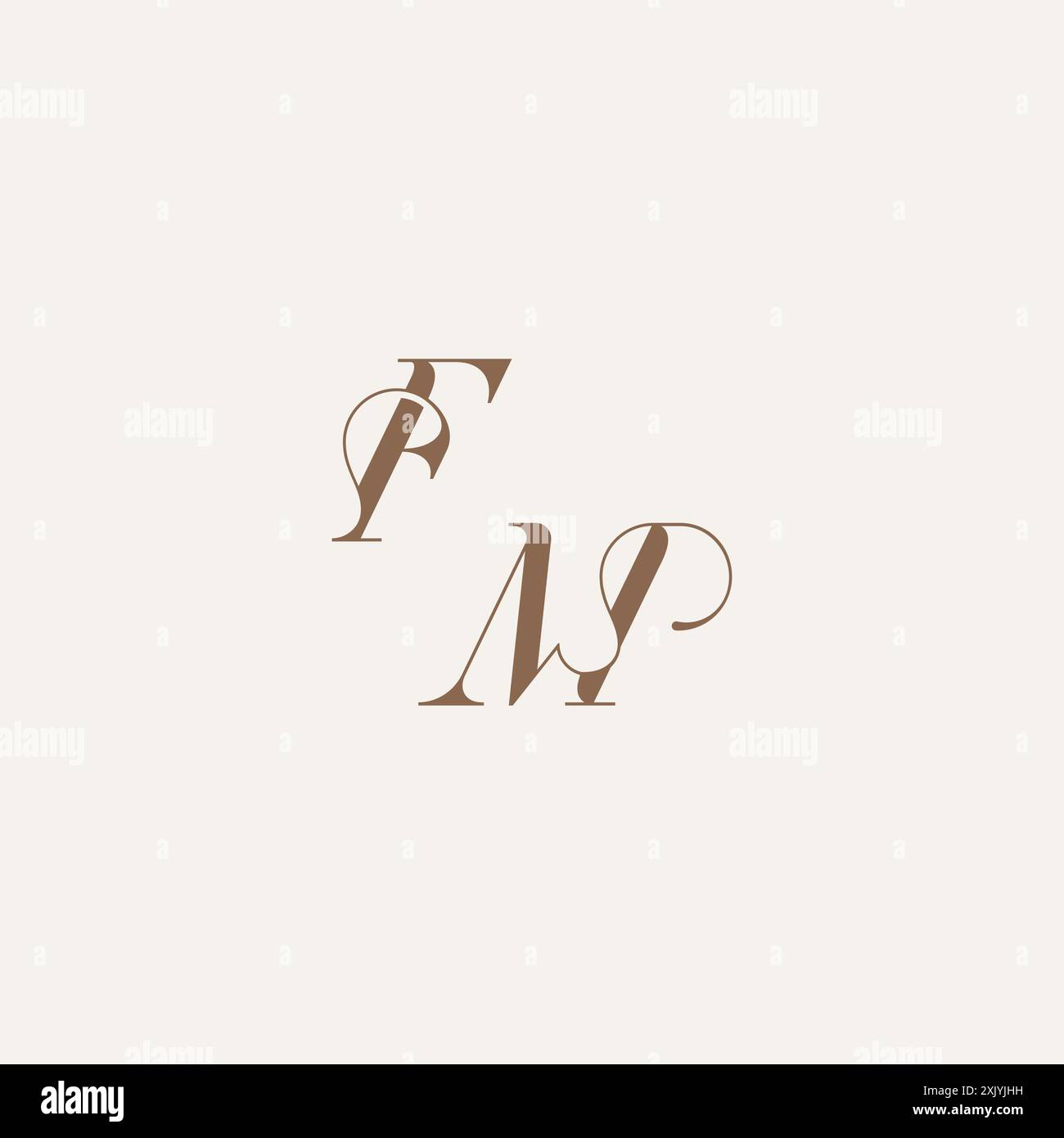 Luxury and Elegant FM wedding concept design ideas initial monogram ...