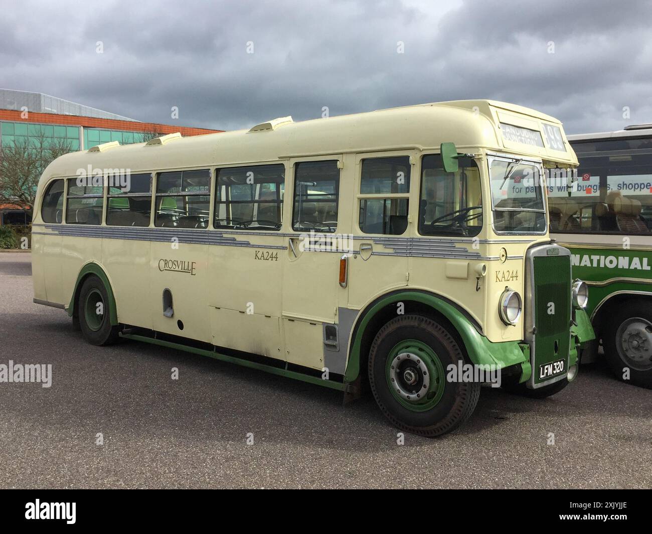Leyland Tiger PS1 Classic single decker, built in 1950 on display ...