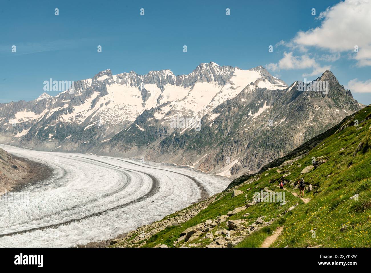 Mountainscapes of the Aletsch Area in the Swiss Alps Stock Photo - Alamy