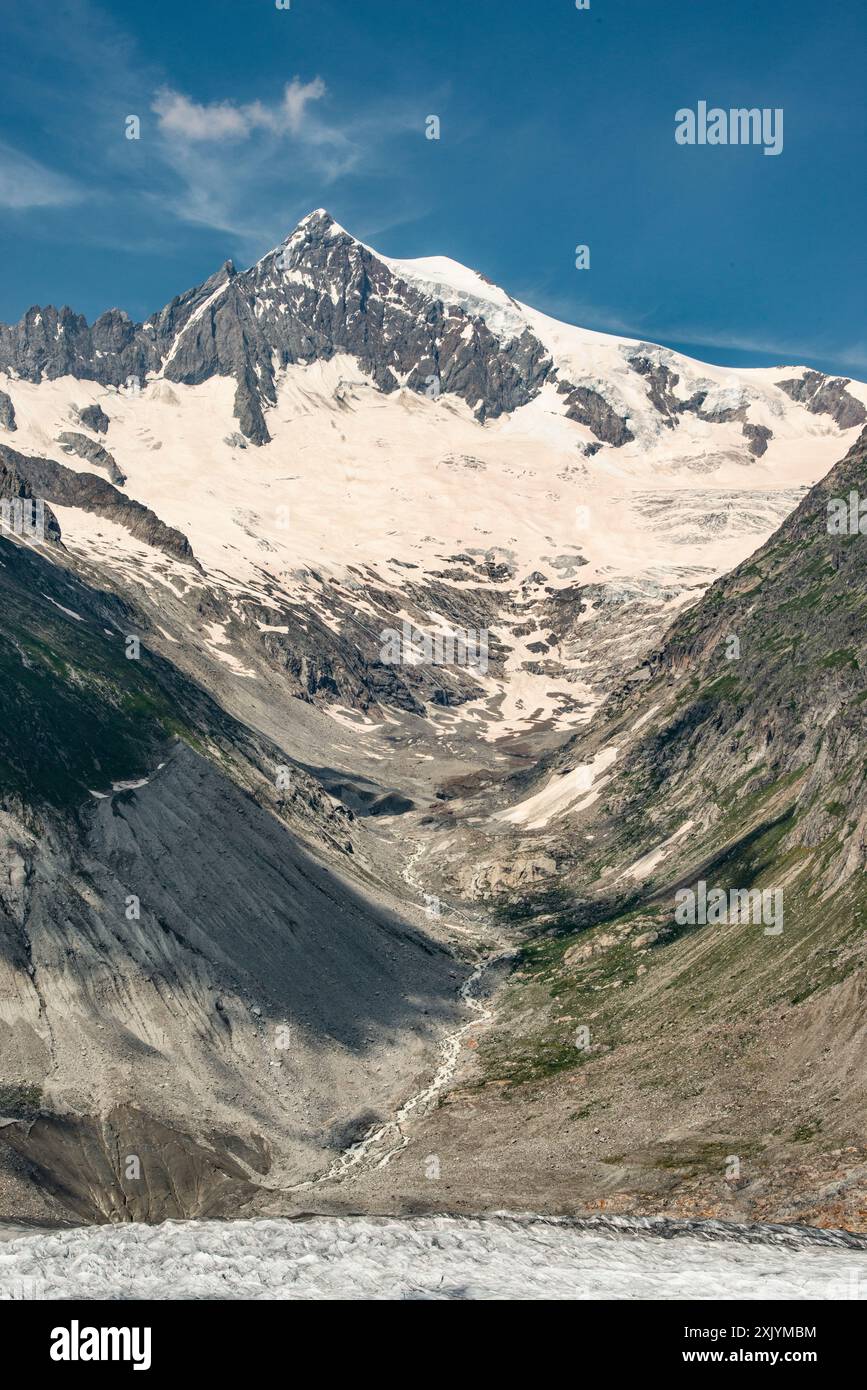 Mountainscapes of the Aletsch Area in the Swiss Alps Stock Photo - Alamy