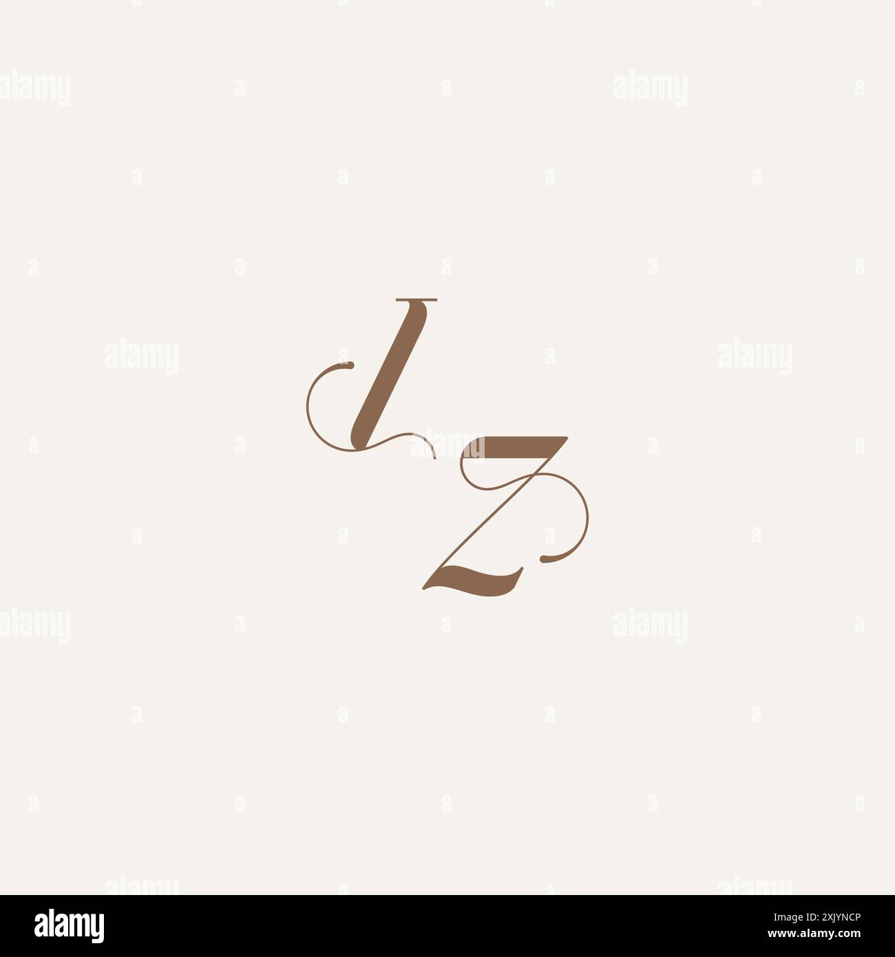 Luxury and Elegant initial monogram logo letter wedding concept design ...