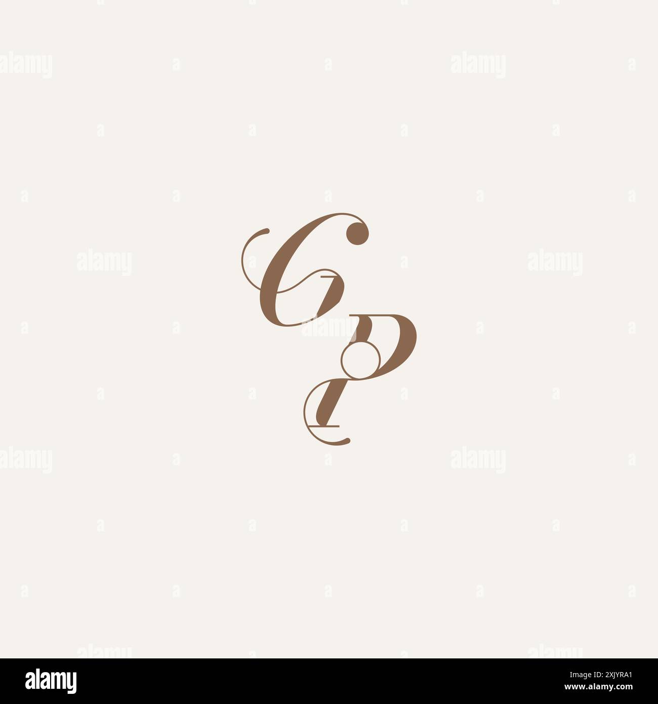 Initial gp logo vector vectors hi-res stock photography and images - Alamy