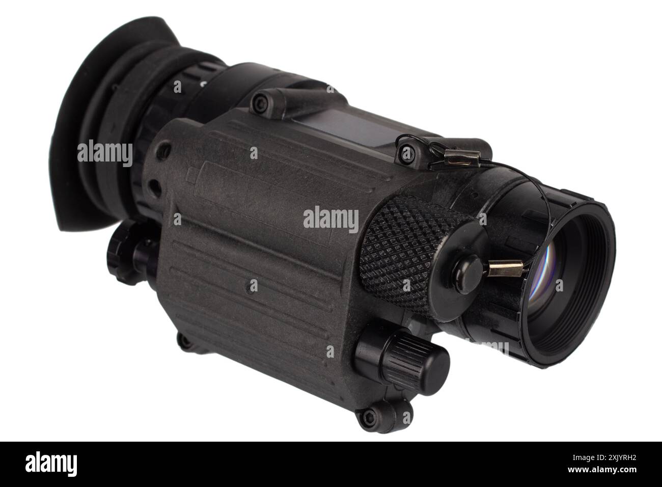 US ARMY night vision monocular isolated on white background Stock Photo ...