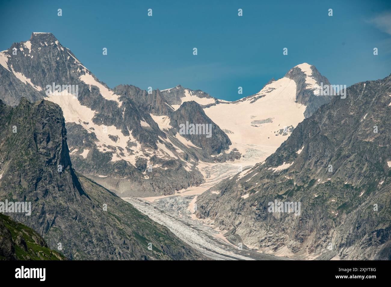 Mountainscapes of the Aletsch Area in the Swiss Alps Stock Photo - Alamy