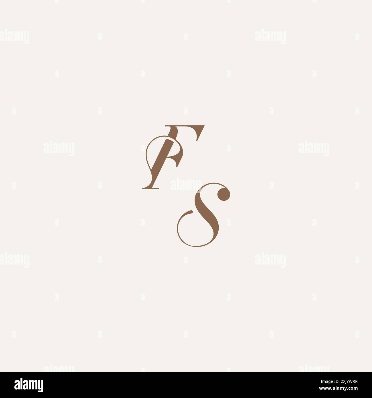 Luxury and Elegant FS wedding concept design ideas initial monogram ...