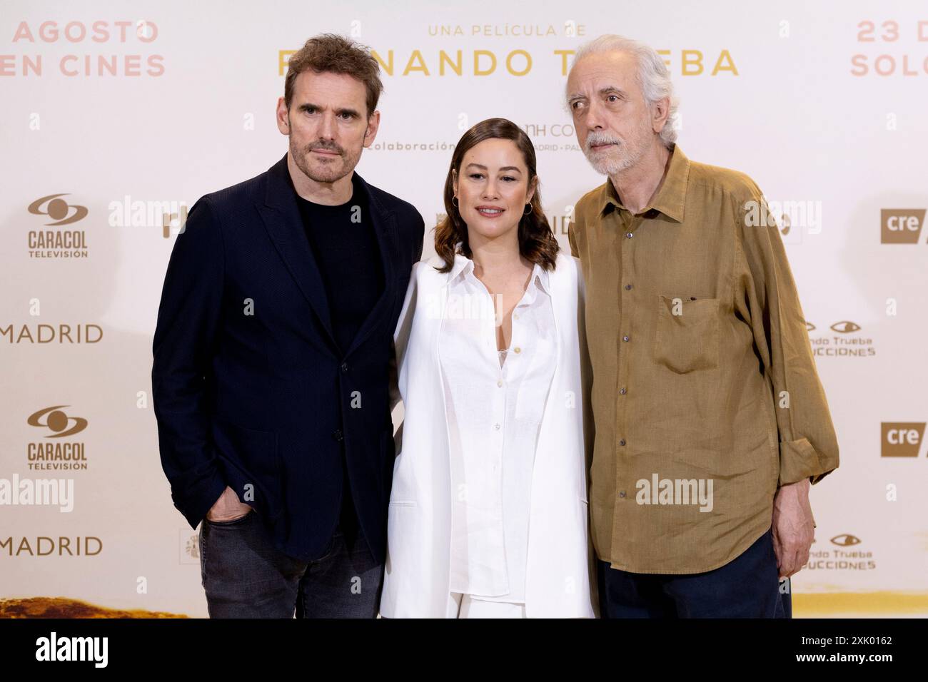 Actress Aida Folch (C), actor Matt Dillon (L) and director Fernando ...