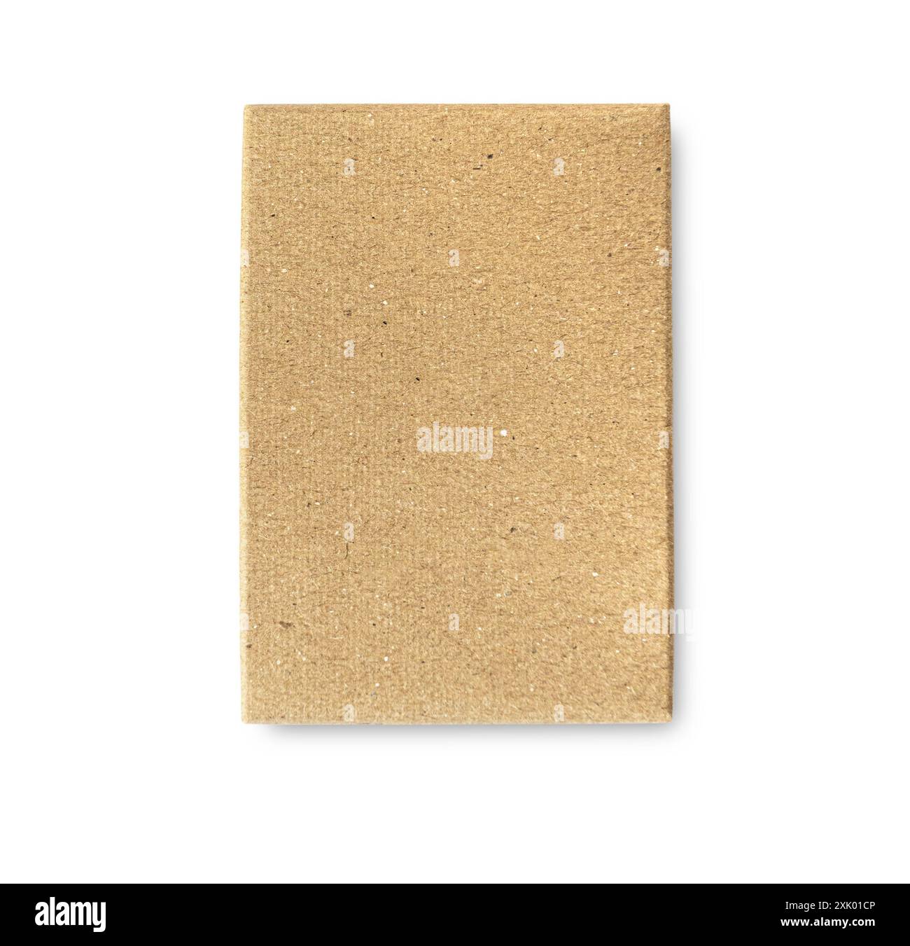 Small Brown Craft Paper or Carton Box with lid Mock up isolated on ...