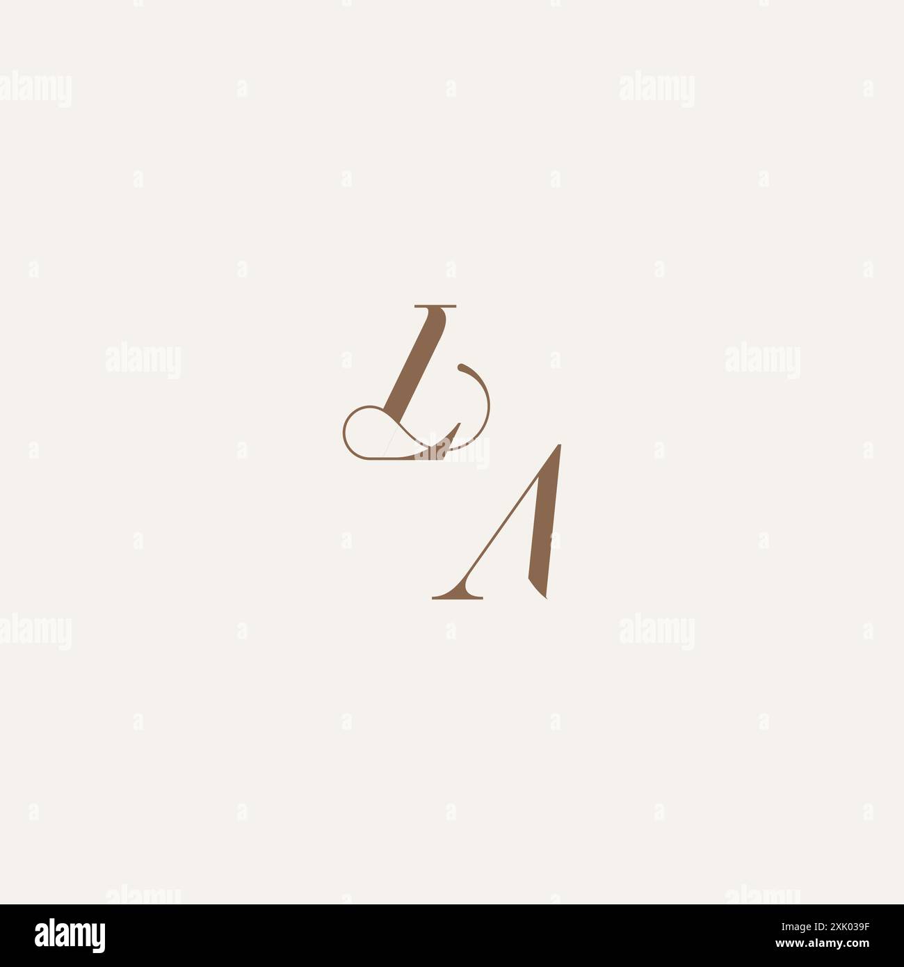 Initial la logo Stock Vector Images - Alamy