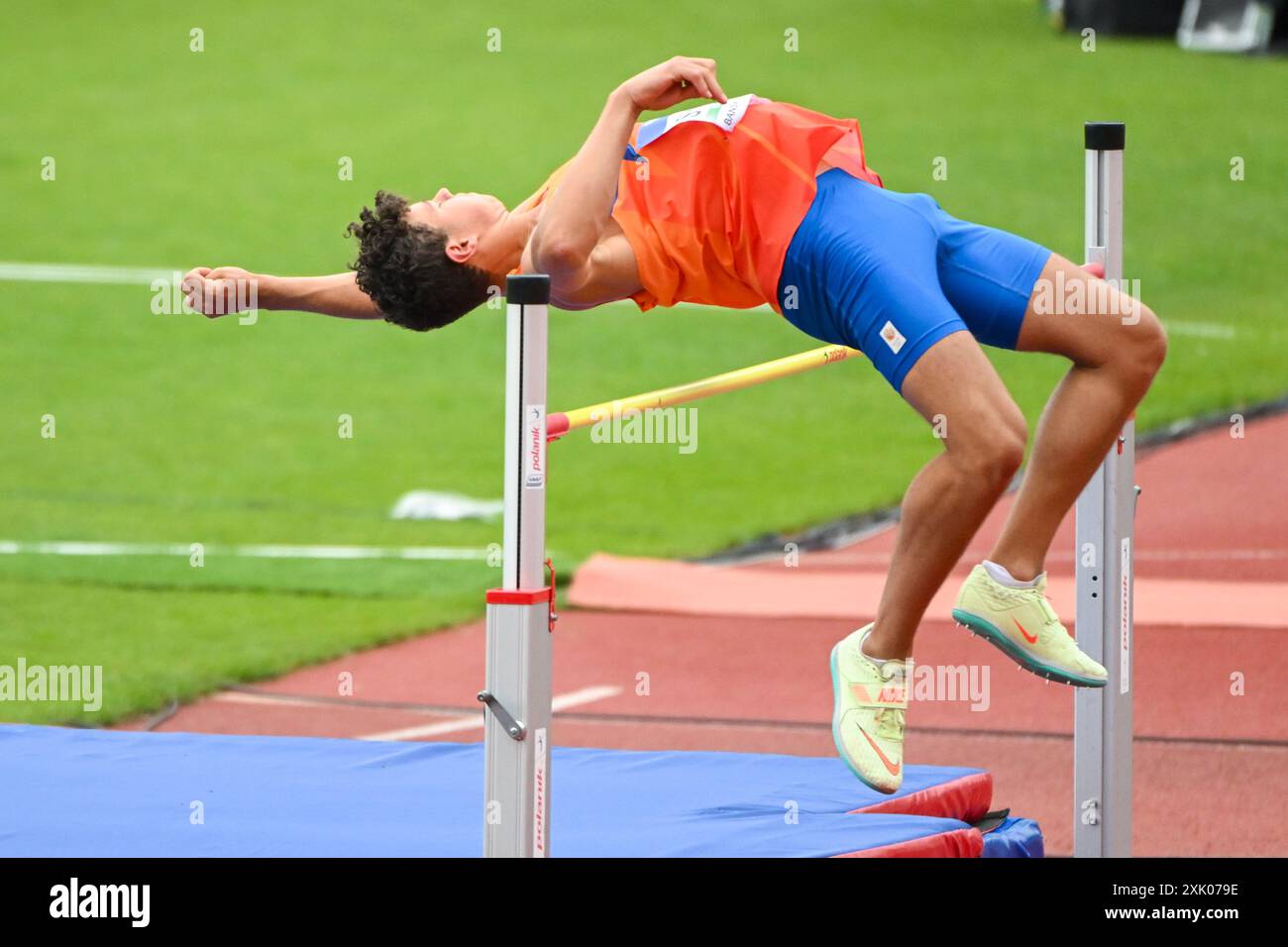 BANSKA BYSTRICA, SLOVAKIA - JULY 20: Mikai Snoek of the Netherlands ...