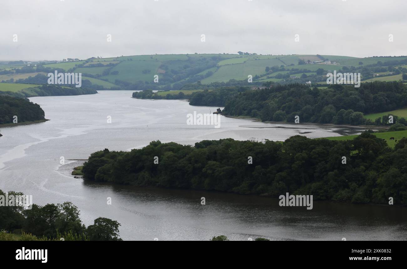 Bandon River at Bandon, West Cork, County Cork, Ireland on 18th July ...