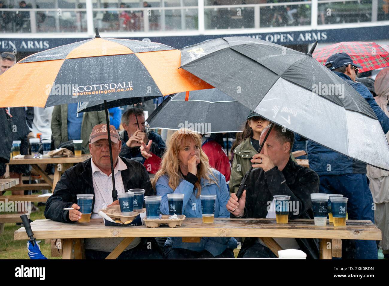 Troon, Scotland, UK. 20th July 2024. Round Three of the 152nd Open ...