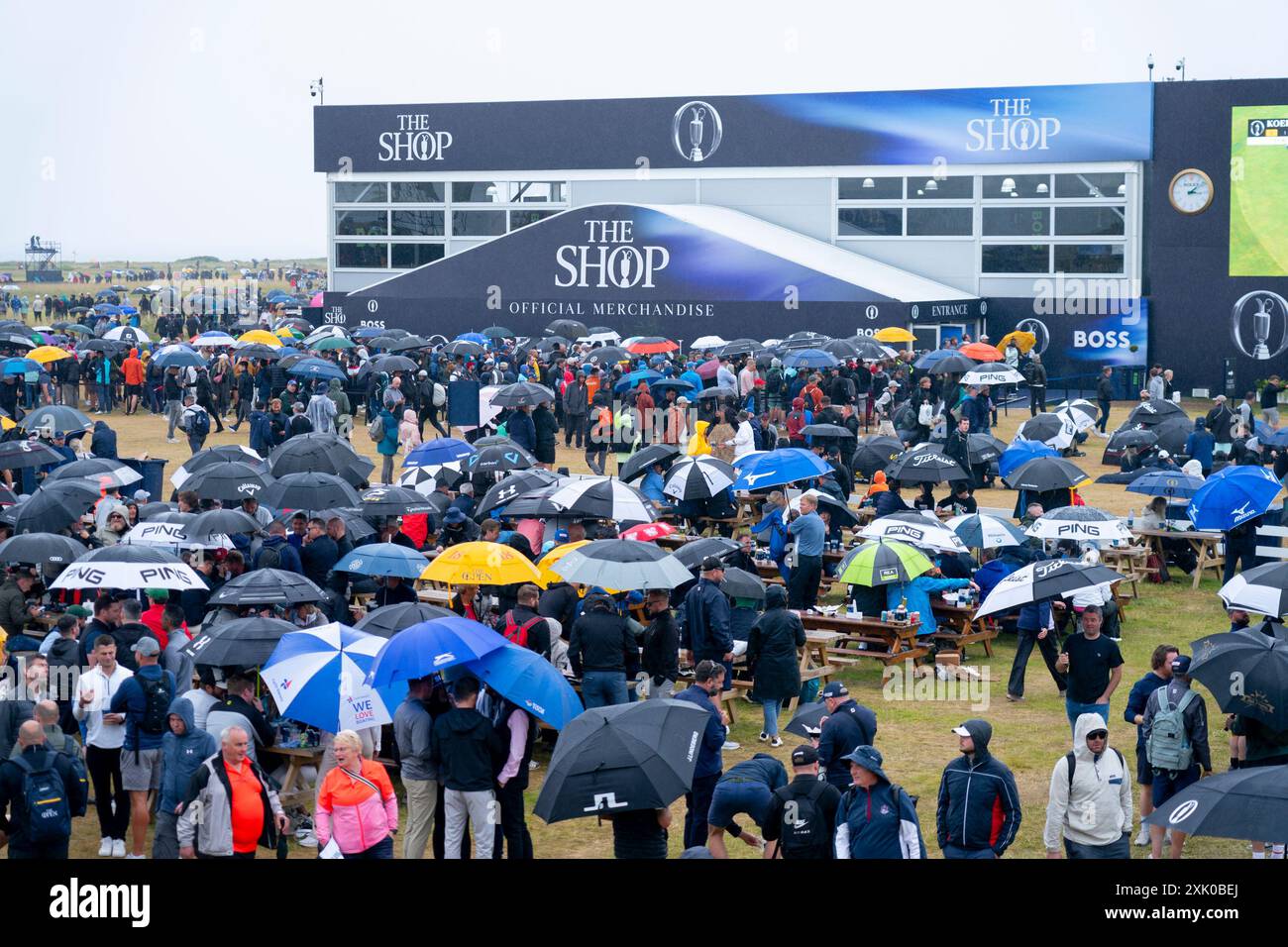 Troon, Scotland, UK. 20th July 2024. Round Three of the 152nd Open ...