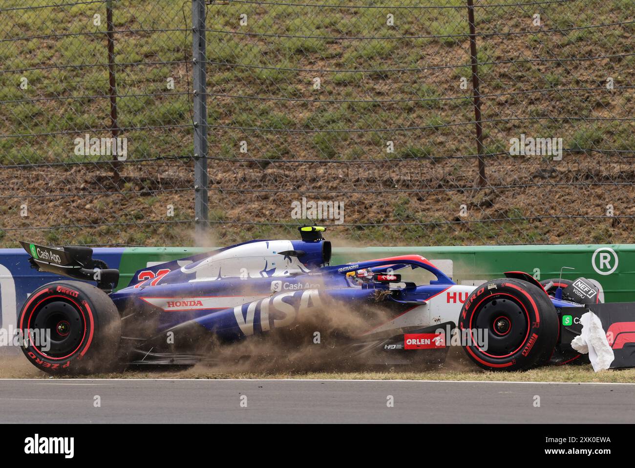 2024 hungarian grand prix crash hi-res stock photography and images - Alamy