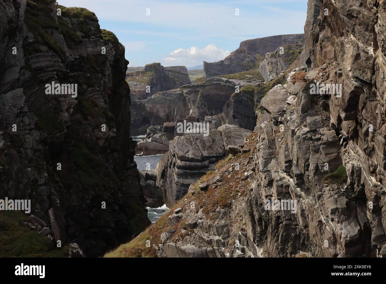 Rocks view from Mizen Bridge at Cloghane, West Cork, County Cork ...