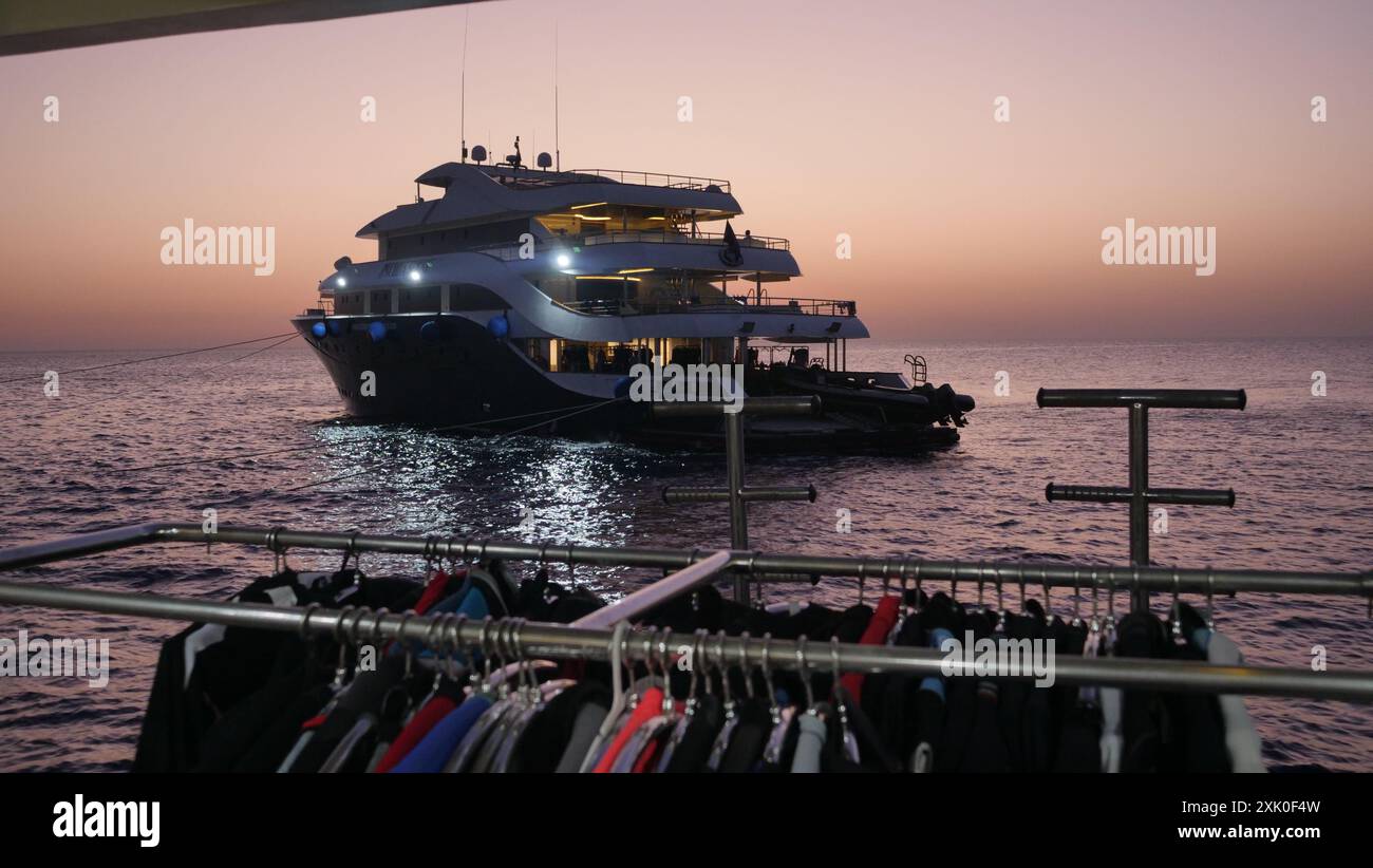 Hurghada diving boat equipment hi-res stock photography and images - Alamy