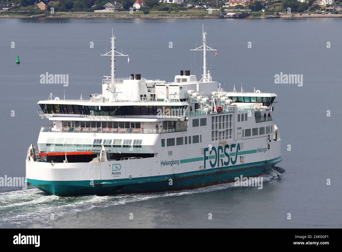 Ferry 'Aurora' (ForSea Ferries), crossing on Helsingør, Denmark to ...