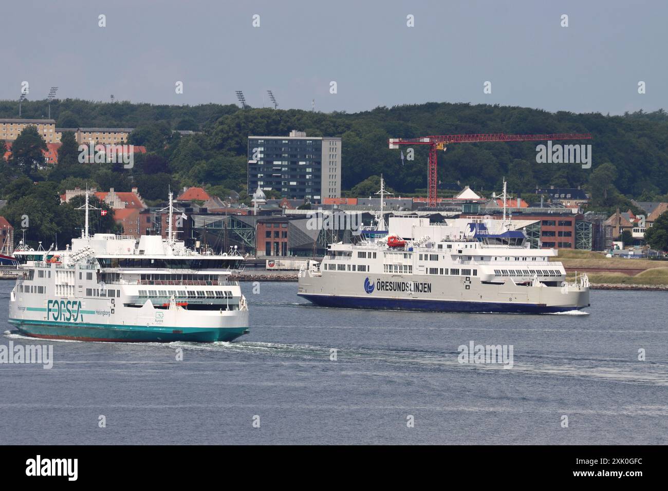 Ferry 'Aurora' (ForSea Ferries) and 'Tycho Brahe' (Oresundslinjen ...