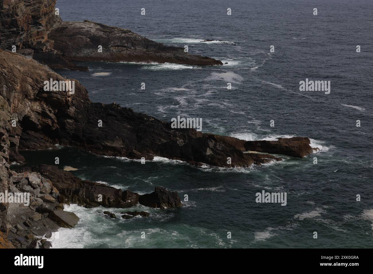 Rocks view from Mizen Bridge at Cloghane, West Cork, County Cork ...