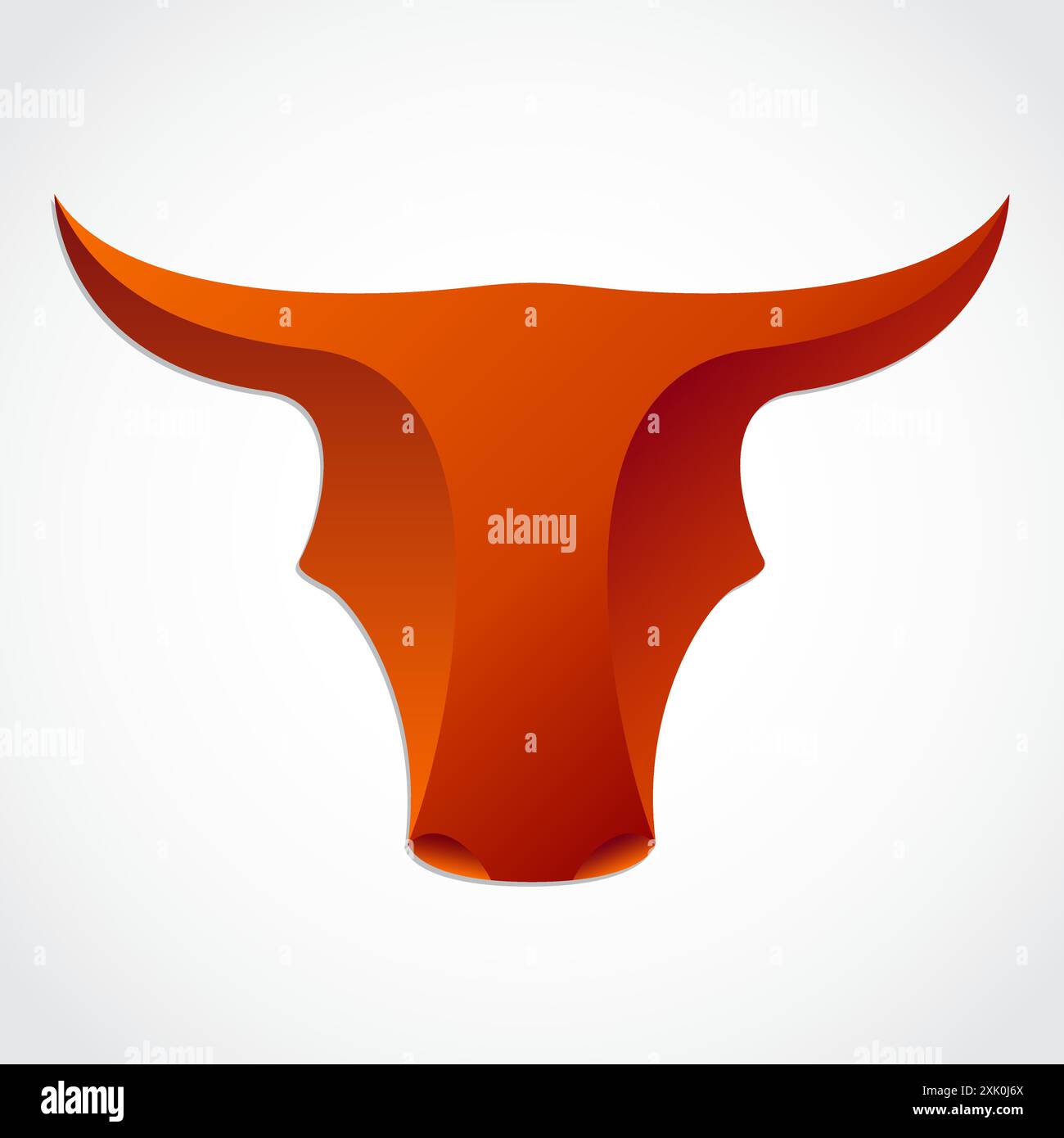 bull head design 3d color logo, plastic Stock Vector Image & Art - Alamy