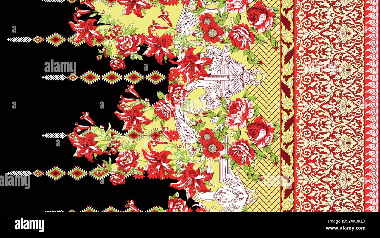 Bold Design, Digital Textile Design for Shirts and Dupatta and ...