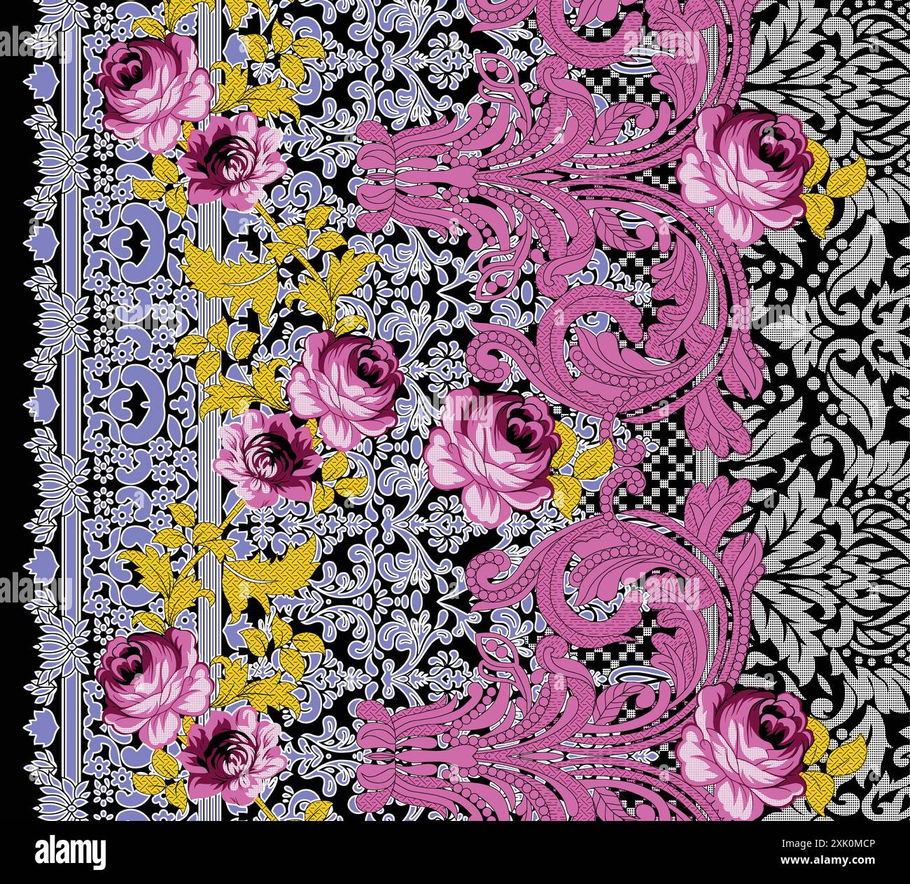 Bold Design, Digital Textile Design for Shirts and Dupatta and ...