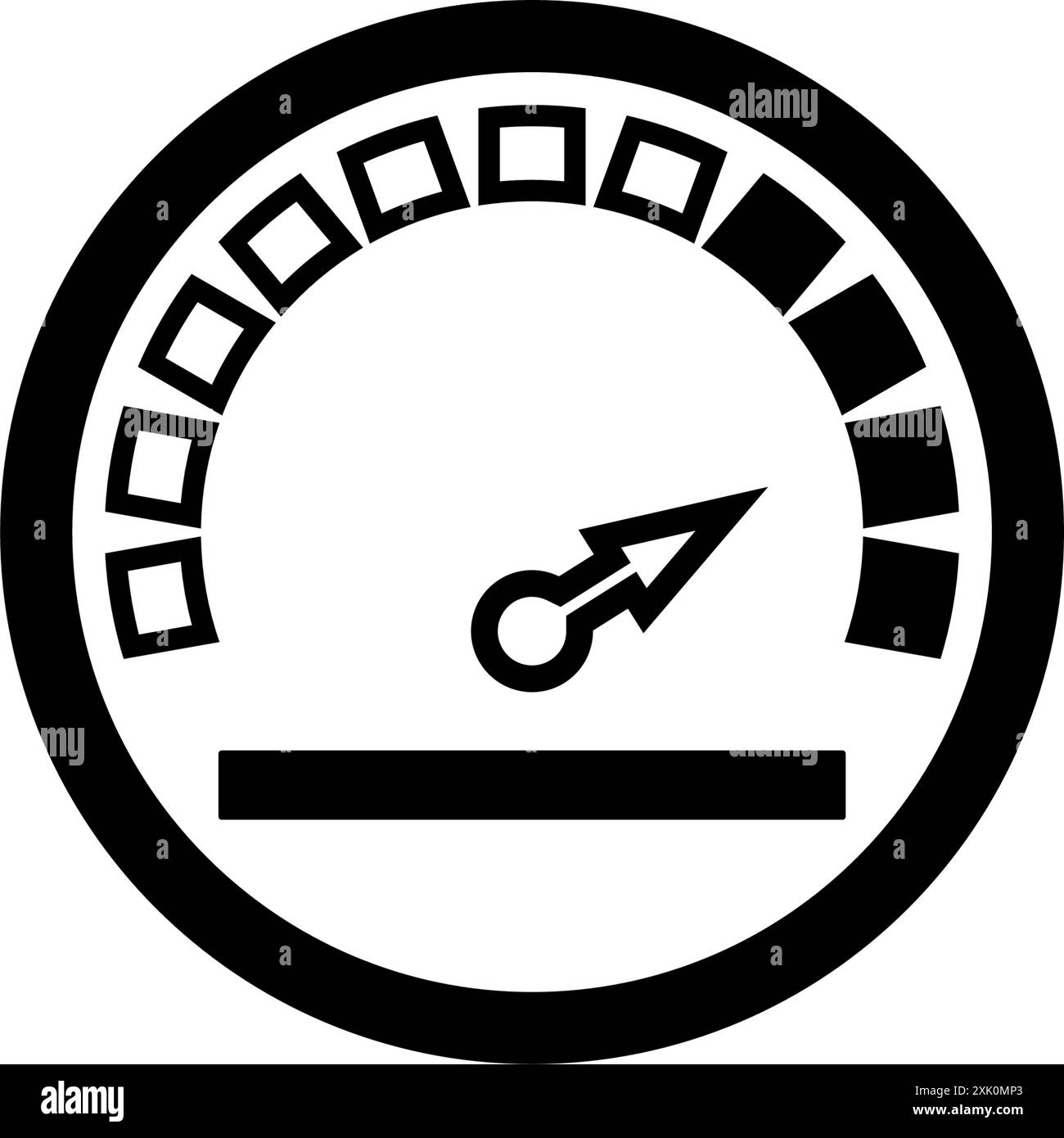 Modern, simple circular icon featuring a speedometer Stock Vector Image & Art - Alamy