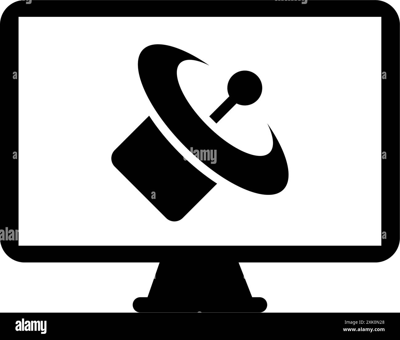 Displayed on a screen Black and White Stock Photos & Images - Alamy