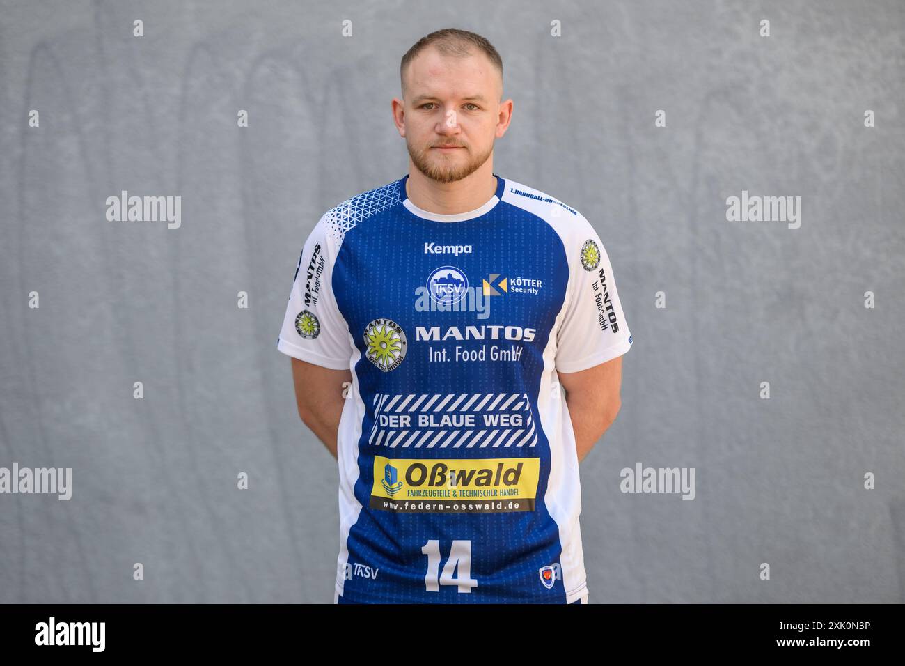 Peter Walz (ThSV Eisenach, #14) GER, ThSV Eisenach Media Day 2024, Handball, 1 ...