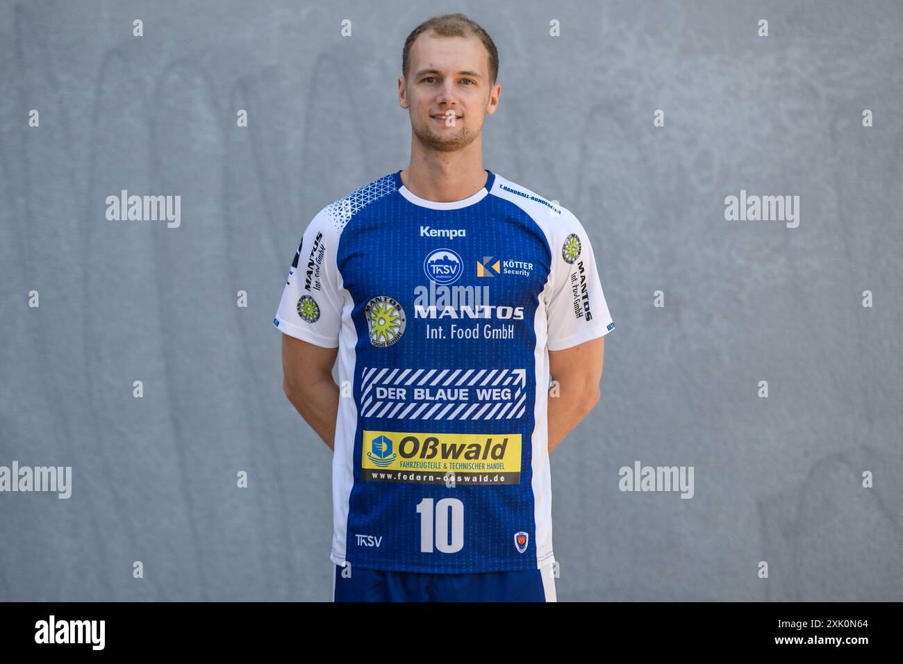 Fynn Hangstein (ThSV Eisenach, #10) GER, ThSV Eisenach Media Day 2024 ...