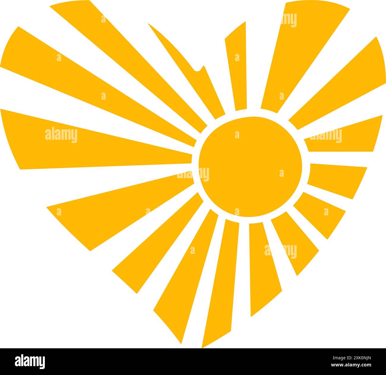 Dynamic sunburst design Cut Out Stock Images & Pictures - Alamy