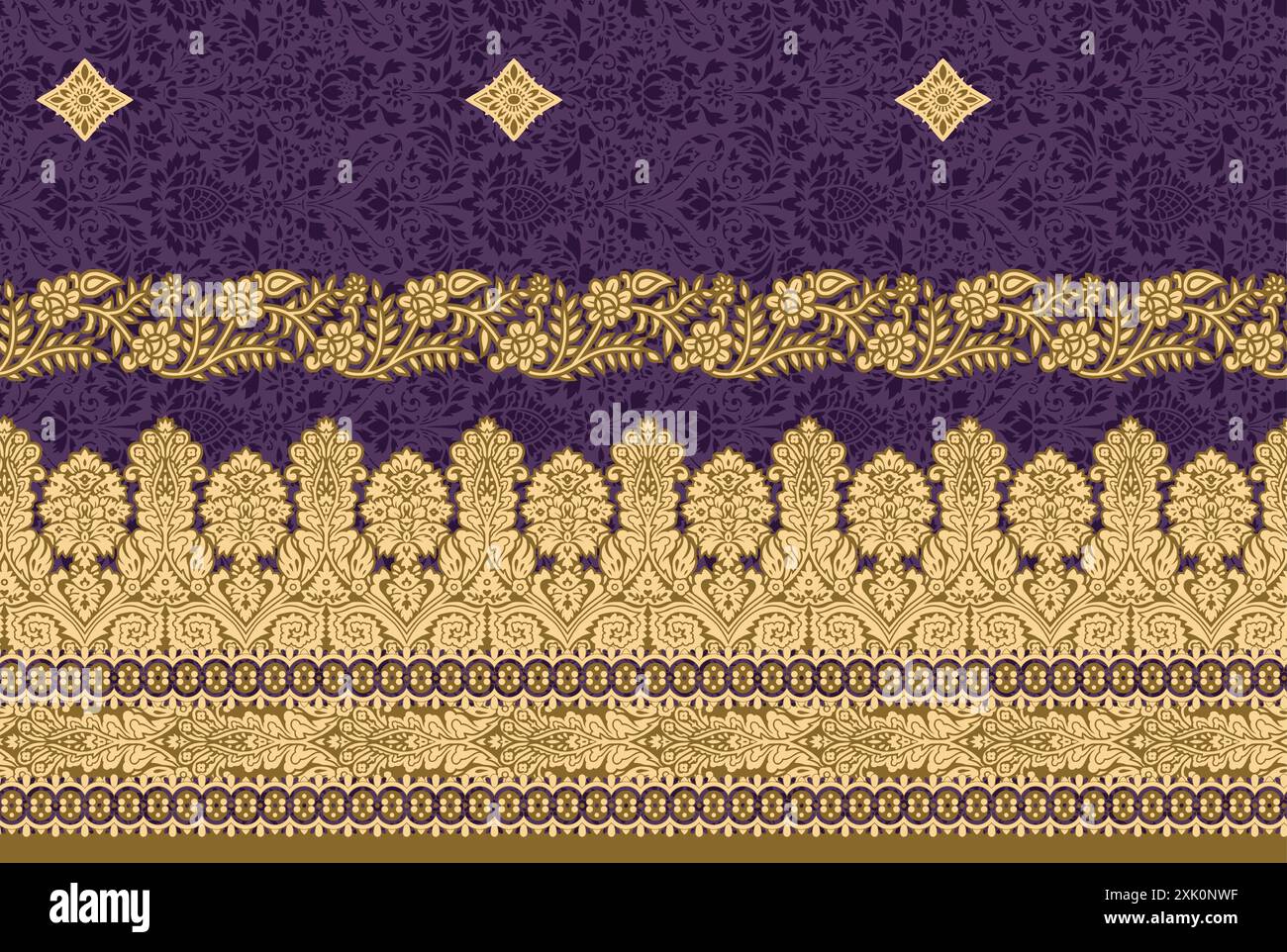 Textile Designs for Digital Border, Motif Stock Vector Image & Art - Alamy