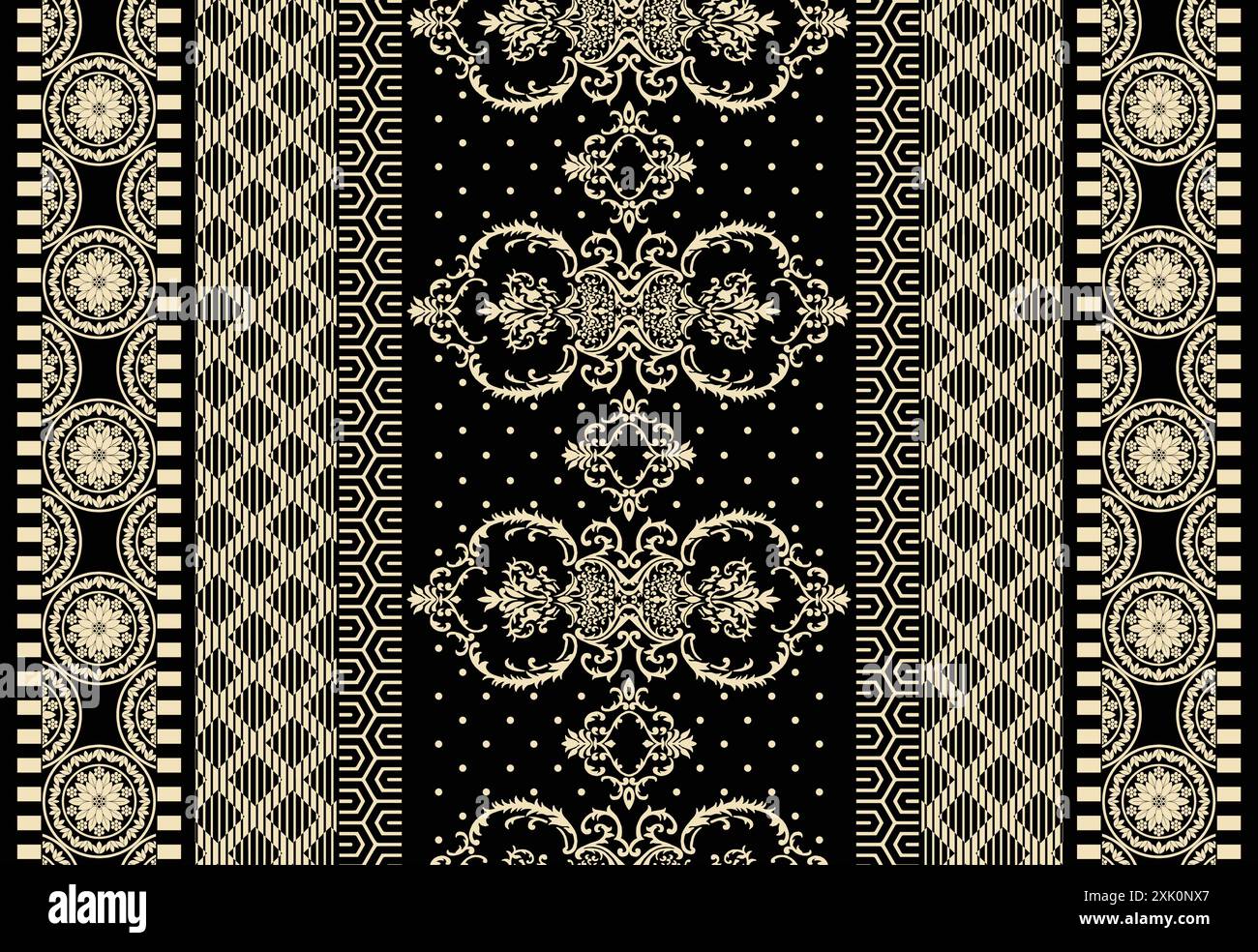 Textile Designs for Digital Border, Motif Stock Vector Image & Art - Alamy