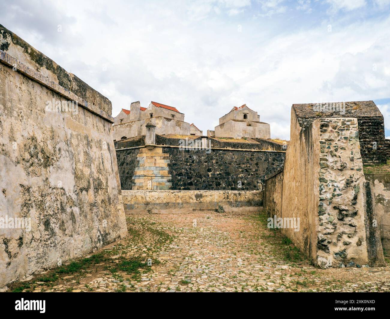 Medieval stone fort of Elbas, Portugal Stock Photo - Alamy