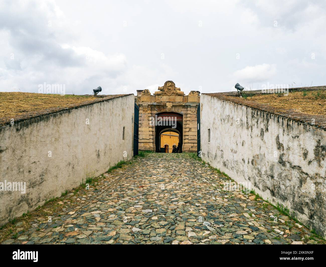 Medieval stone fort of Elbas, Portugal Stock Photo - Alamy