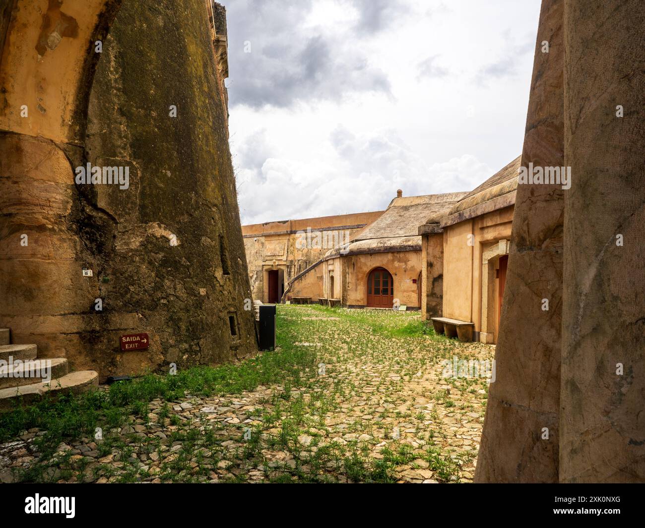 Medieval stone fort of Elbas, Portugal Stock Photo - Alamy