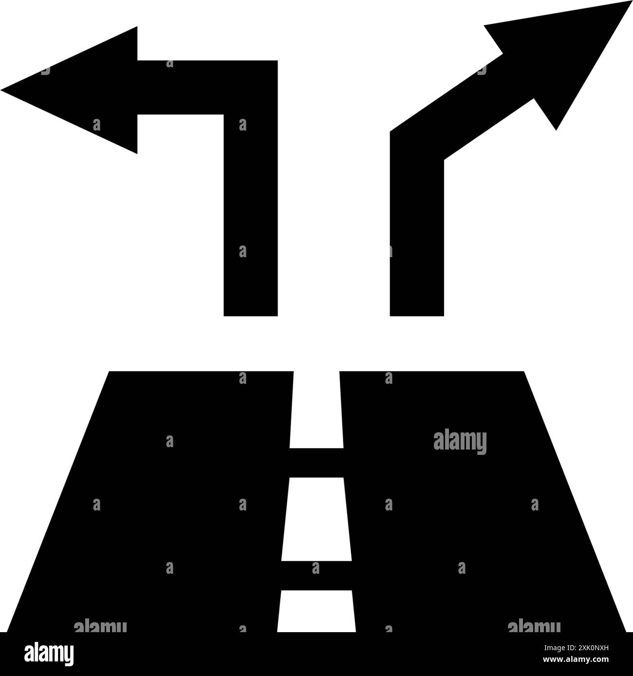 Diverging route hi-res stock photography and images - Alamy