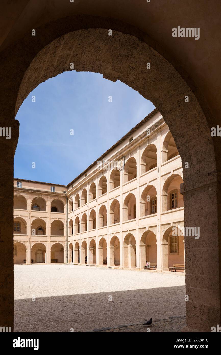 The Vieille Charité, Marseille, France, a vast almshouse of 1671-1749 ...