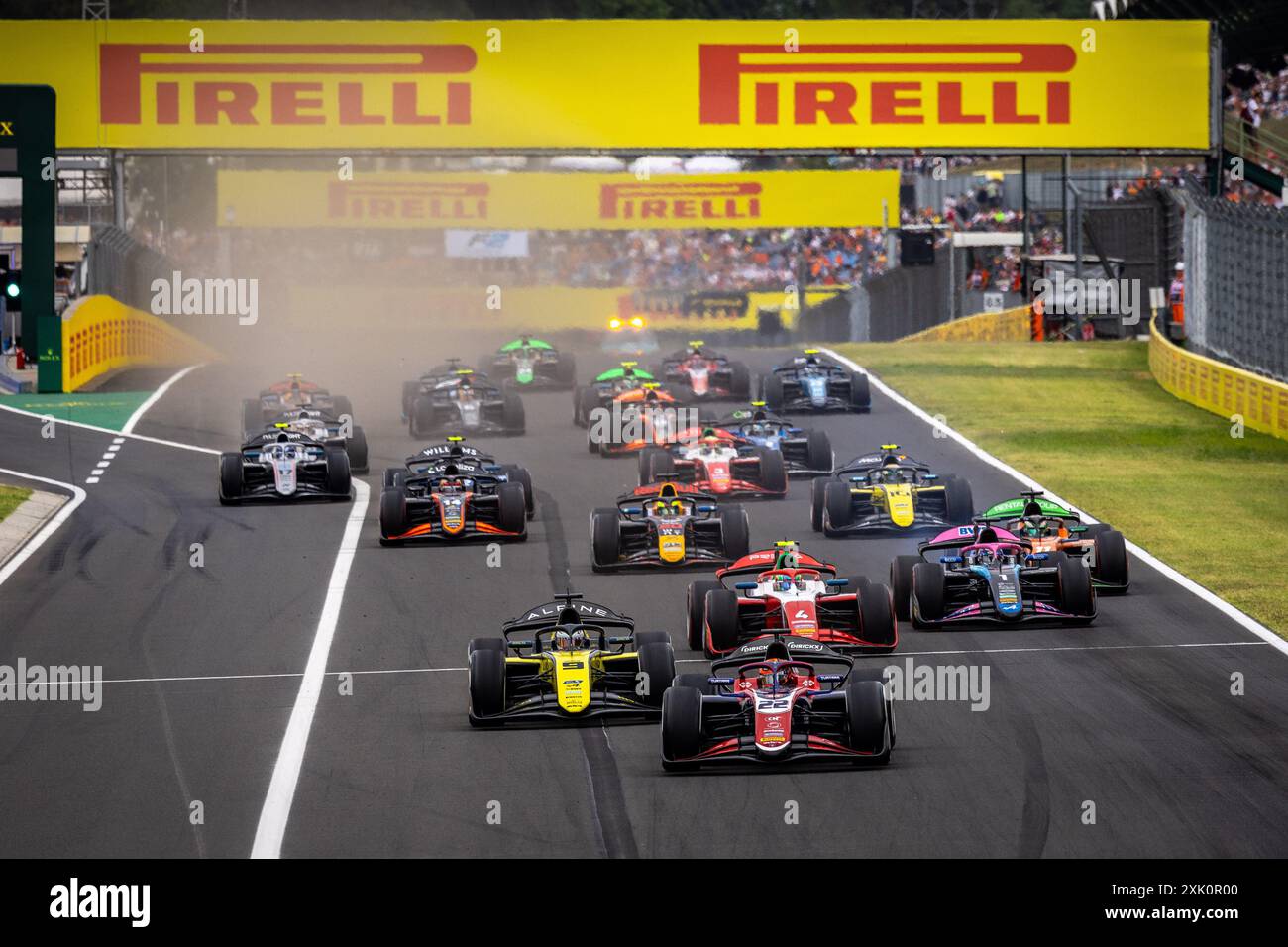 22 VERSCHOOR Richard (nld), Trident, Dallara F2 2024, 09 MAINI Kush ...