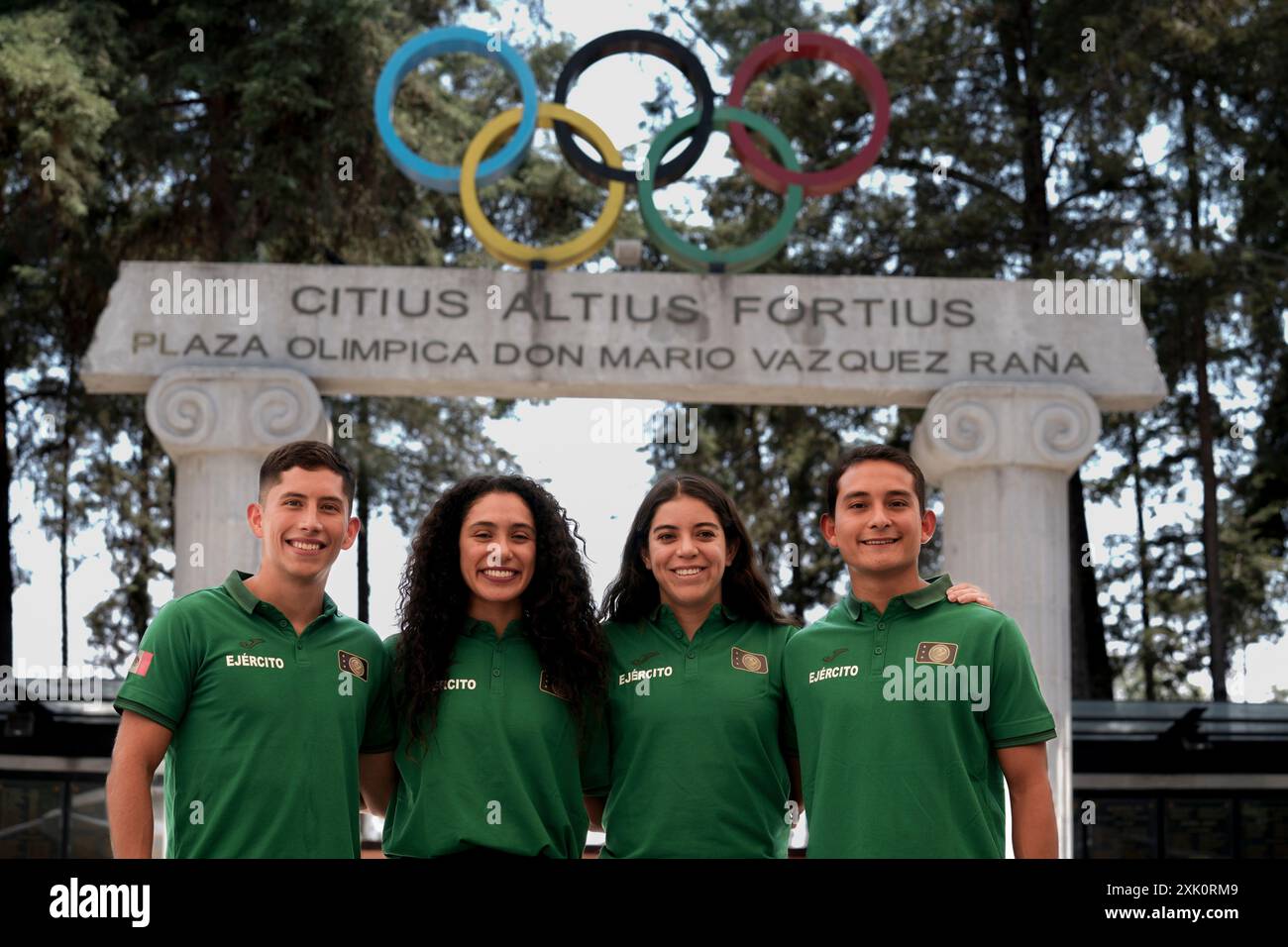 Divers who will represent Mexico in the Paris 2024 Olympic Games pose ...