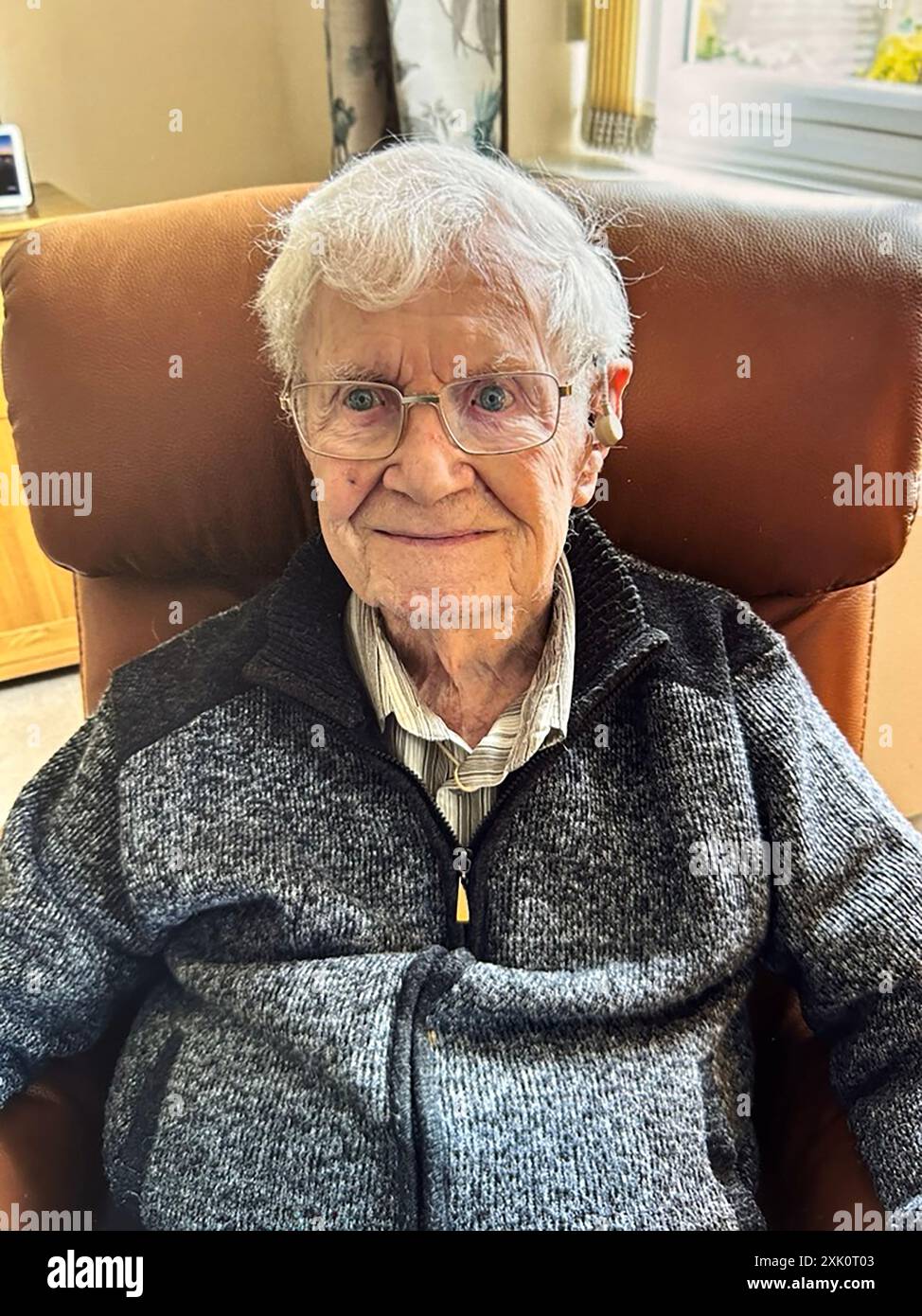 Undated family handout photo of George Lewis, 98, who has received ...