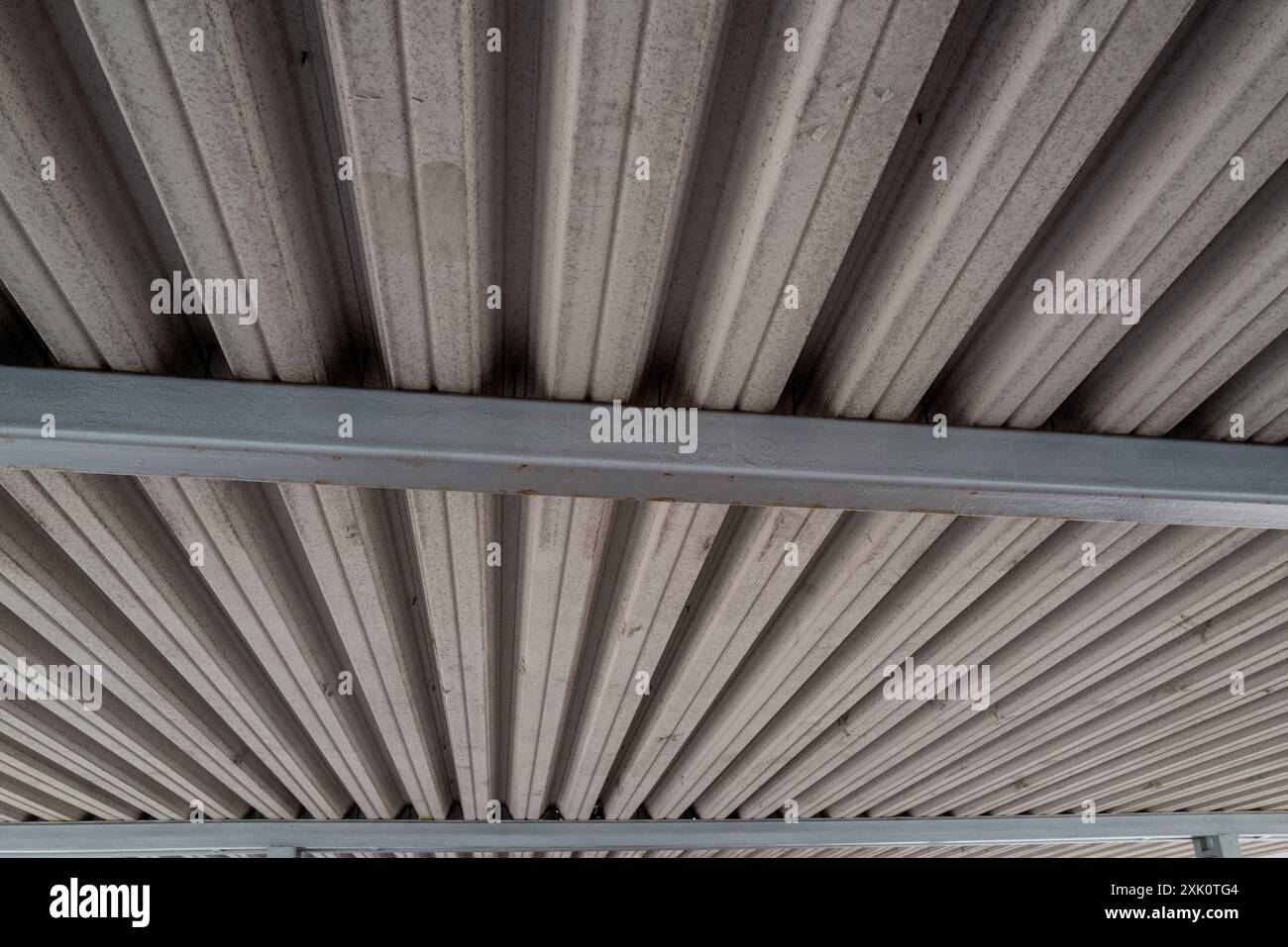 large concrete canopy with supports from below Stock Photo - Alamy