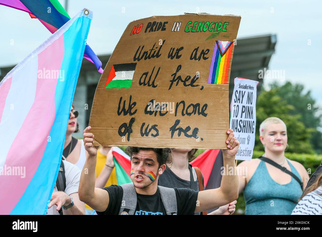 Glasgow, UK. 20th July, 2024. Thousands turns out for the annual ...