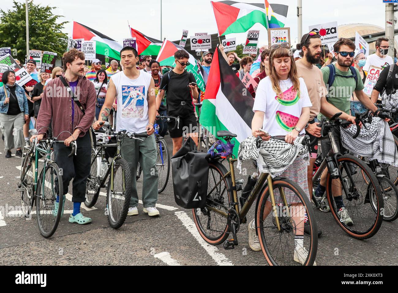 Glasgow, UK. 20th July, 2024. Thousands turns out for the annual ...