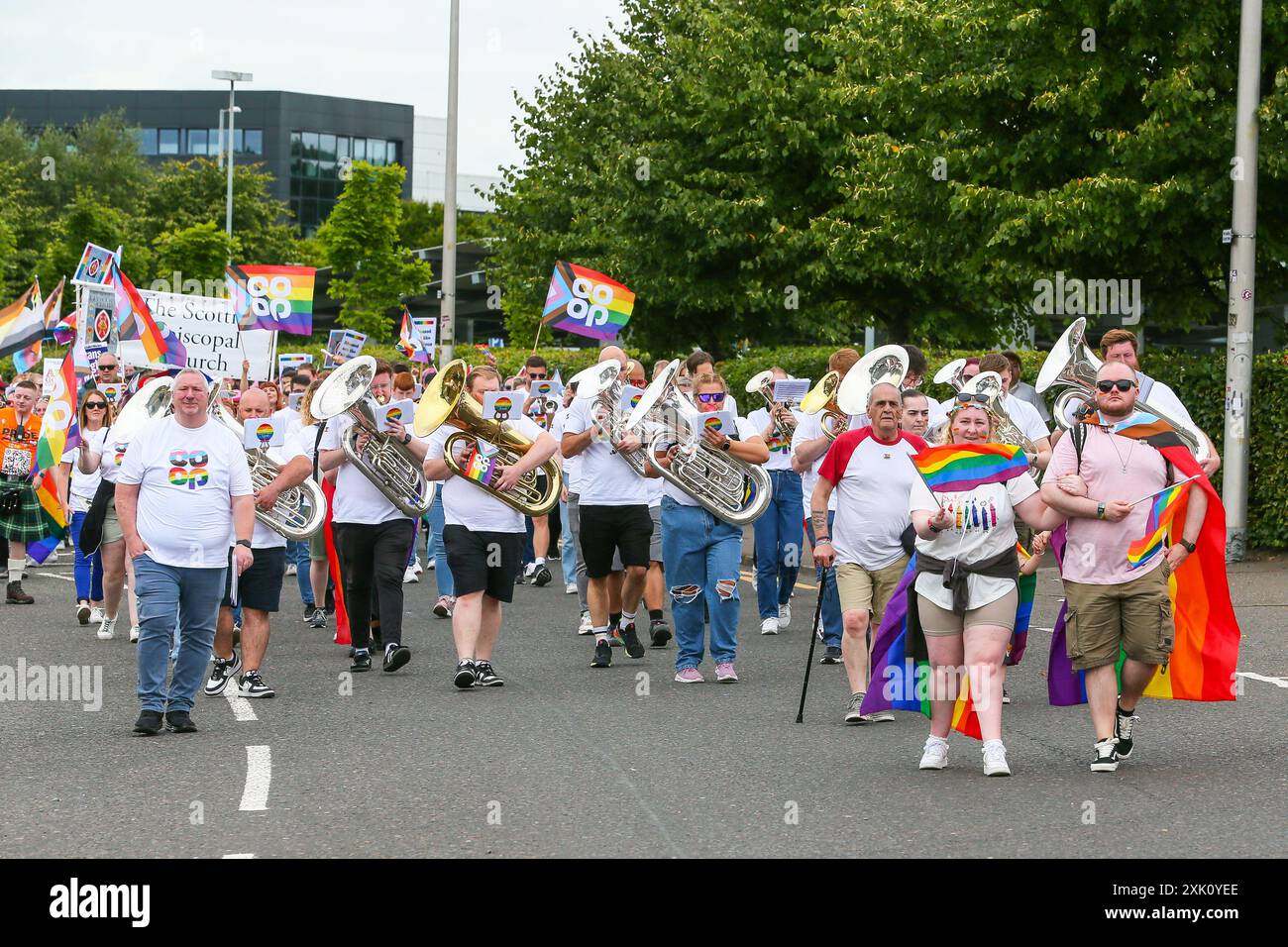 Glasgow, UK. 20th July, 2024. Thousands turns out for the annual ...